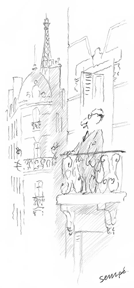 Jean-Jacques Sempé exposition 2020 | Galerie Martine Gossieaux