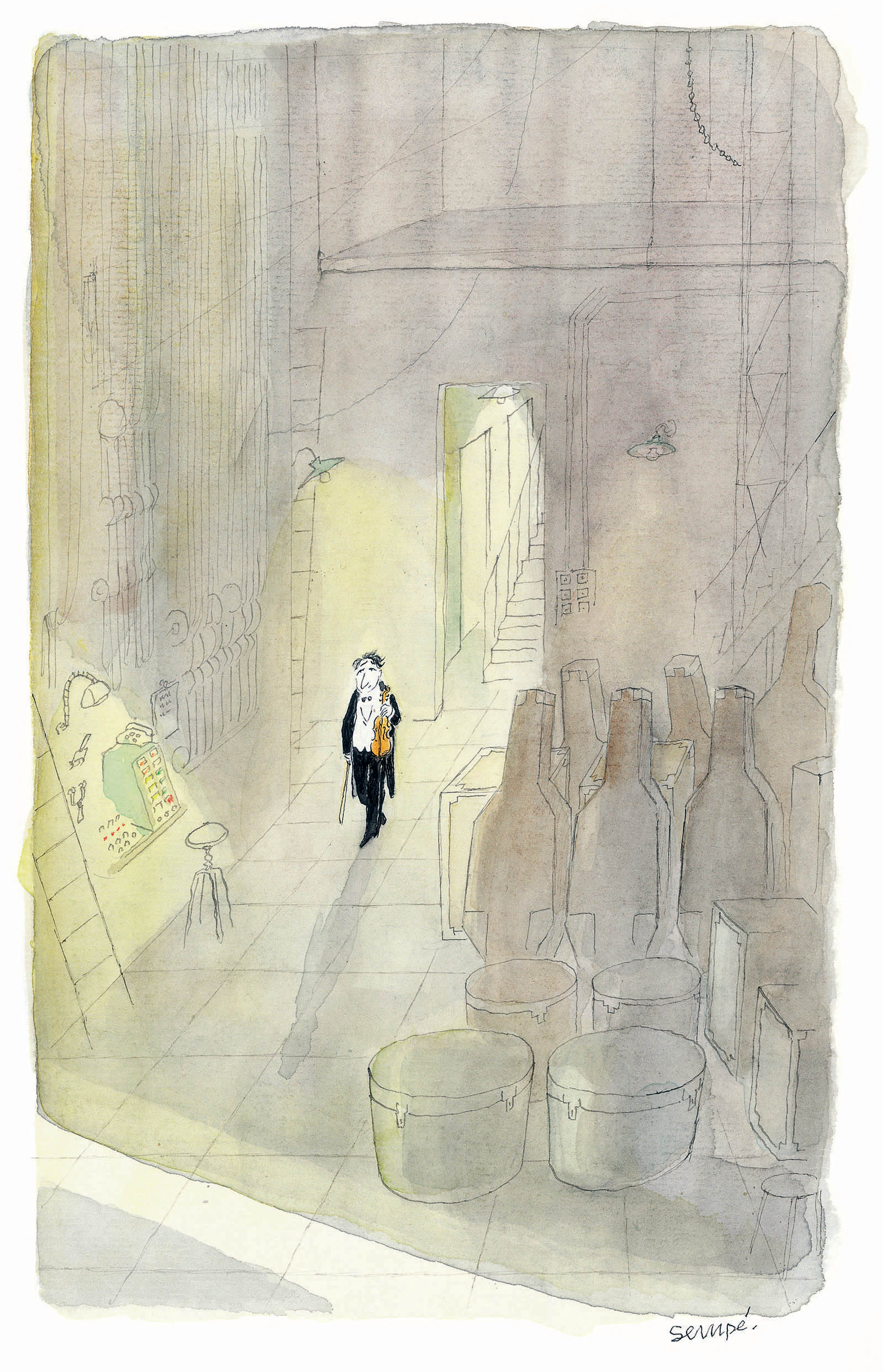 Jean-Jacques Sempé exposition 2017 | Galerie Martine Gossieaux