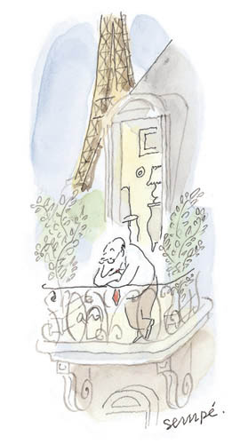 Jean-Jacques Sempé exposition 2009 · Galerie Martine Gossieaux