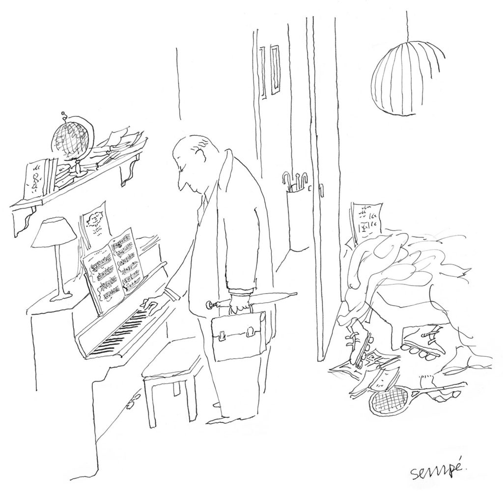 Jean-Jacques Sempé exposition 2017 | Galerie Martine Gossieaux